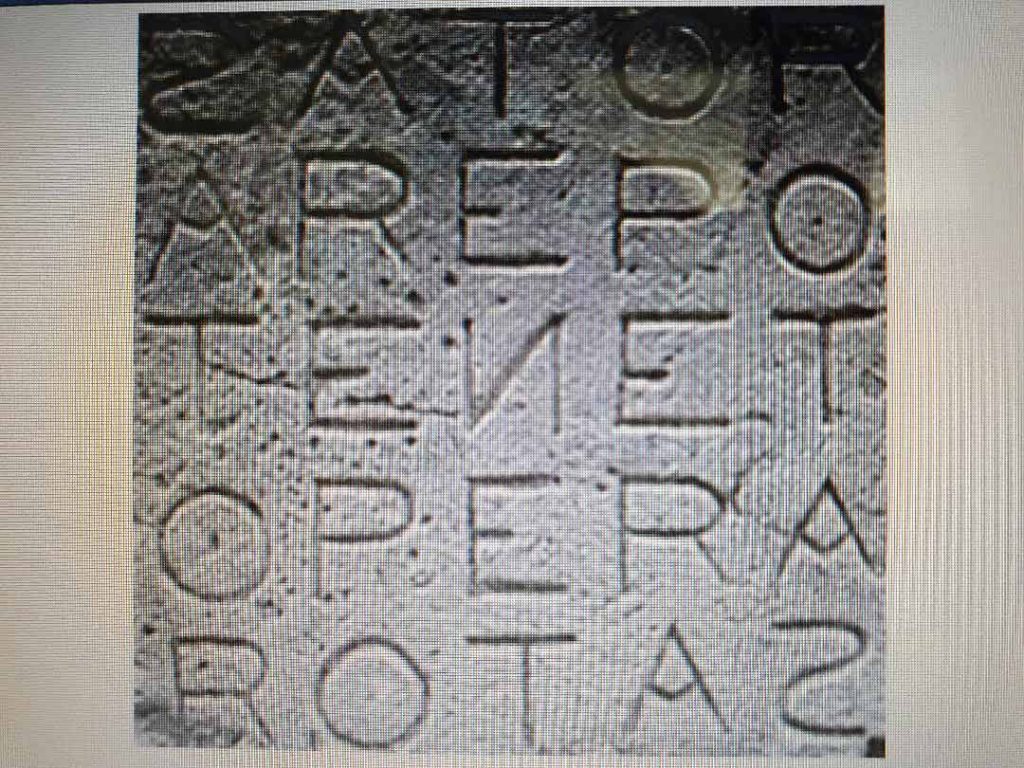 ReCo2gnition- The Sator Square a portal for time travel - Mark Dowson